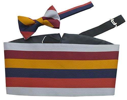 RAF Royal Air Force Stripe Regimental Cummerbund & Bow Tie - Wrexham ...