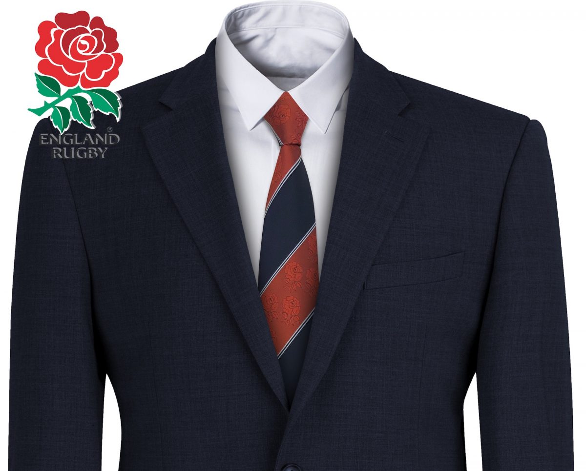English Rugby Mens Striped Tie - Wrexham Club Ties Ltd