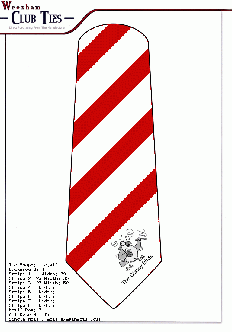 The Great British Tie Club - Wrexham Club Ties Ltd
