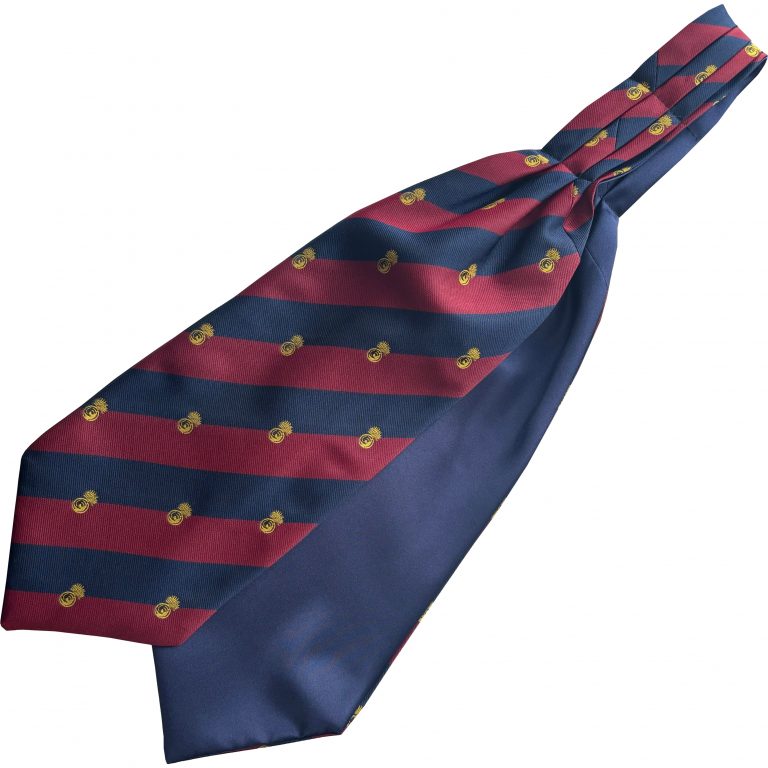 Grenadier Guards (GG) Regimental Ascot Cravat - Wrexham Club Ties Ltd