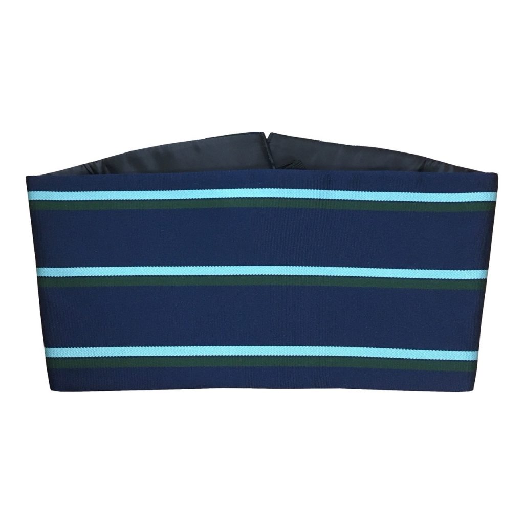 Royal Corps of Signals (RCOS) Regimental Cummerbund - Wrexham Club Ties Ltd